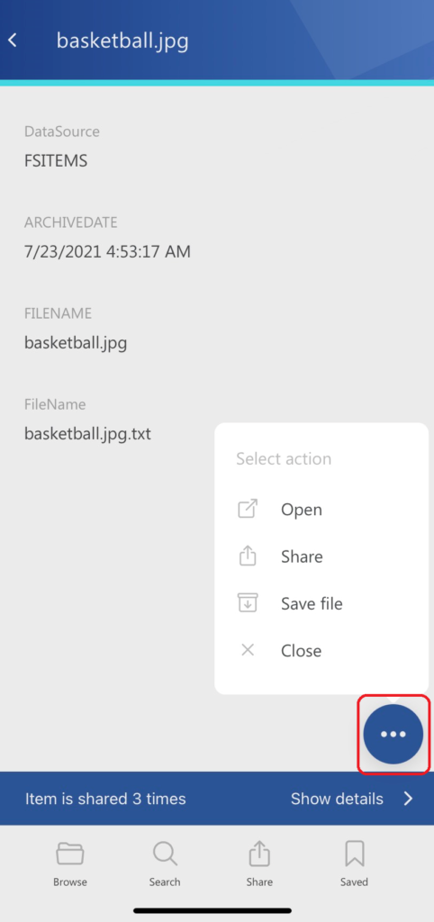 Contentaccess Mobile Gdpr Application Context Menu Tech Arrow