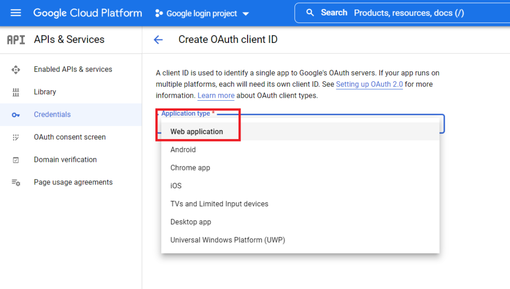 Google login 8 | TECH-ARROW Documentation Center