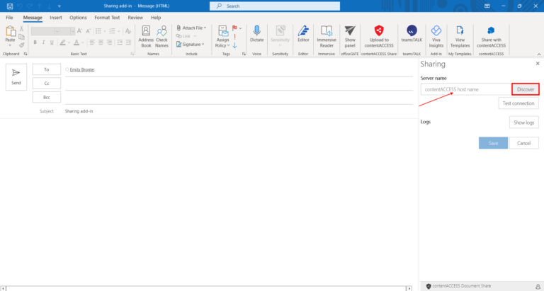 Sharing 3. – discover host | TECH-ARROW Documentation Center