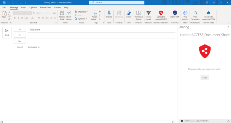Sharing 4. – login | TECH-ARROW Documentation Center